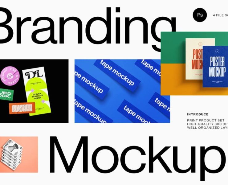 30+ Branding Mockup PSD Designs for Designers - Graphic Cloud