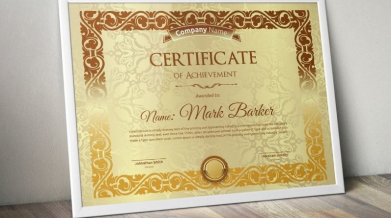 15+ Certificate of Achievement Template PSD, EPS, Ai and Word Format ...