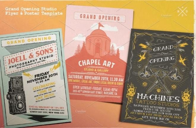 15+ Grand Opening Flyer Template PSD for Shop, Church and Event ...