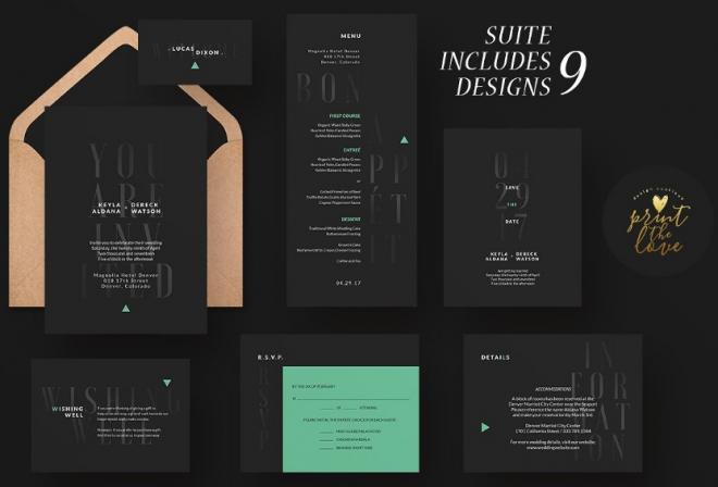 20+ Wedding invitation Suite Template Word, PSD and Ai Format - Graphic ...