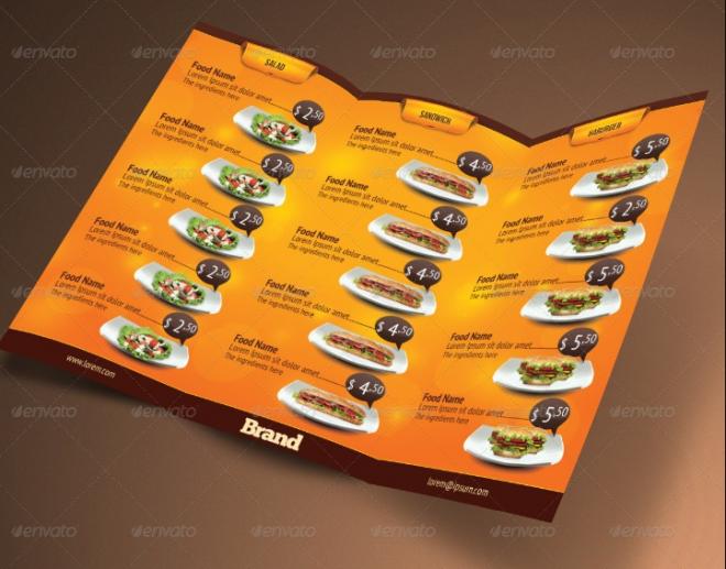 25+ Food Brochure Template Word, PSD and InDesign Format - Graphic Cloud