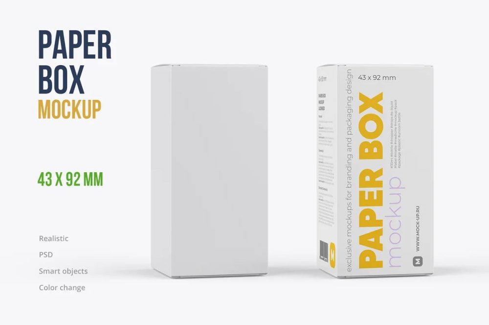 Food Box Mockup PSD for Branding ( 45+ Free )