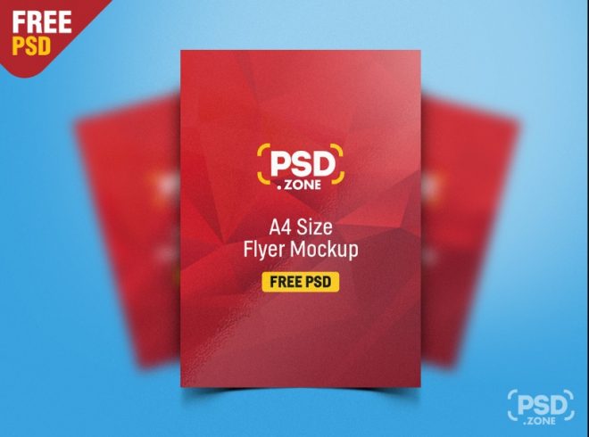 15+ Free A4 Poster Mockup Download for Advertising - Graphic Cloud