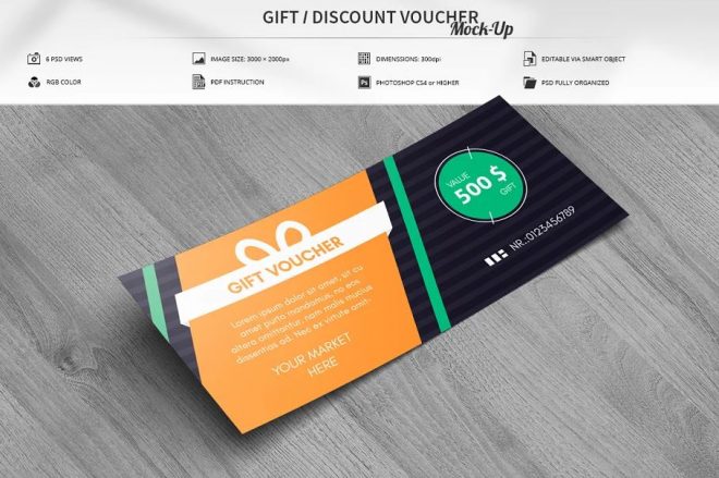 31+ Free Professional Gift Voucher Mockup PSD - Graphic Cloud