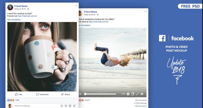 15+ Facebook Mockup PSD Free for Ad Designs - Graphic Cloud