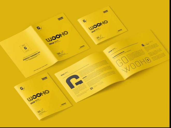 42+ Free Square Brochure Mockup PSD Download - Graphic Cloud