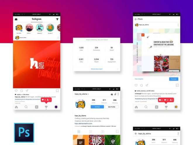 57+ Free Instagram Mockup PSD Templates 2022 - Graphic Cloud