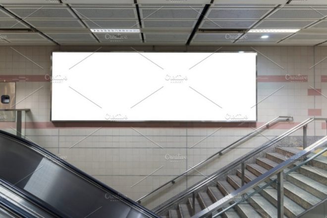 20+ Subway Poster Mockup PSD Free Download - Graphic Cloud