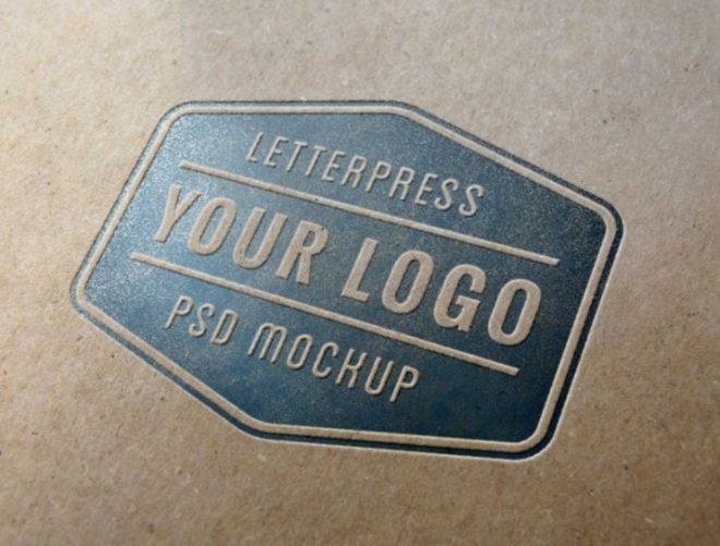 11+ Embossed Logo Mockup PSD for Design Presentation - Graphic Cloud