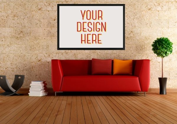 15+ Wall Poster Mockup PSD Free Download - Graphic Cloud
