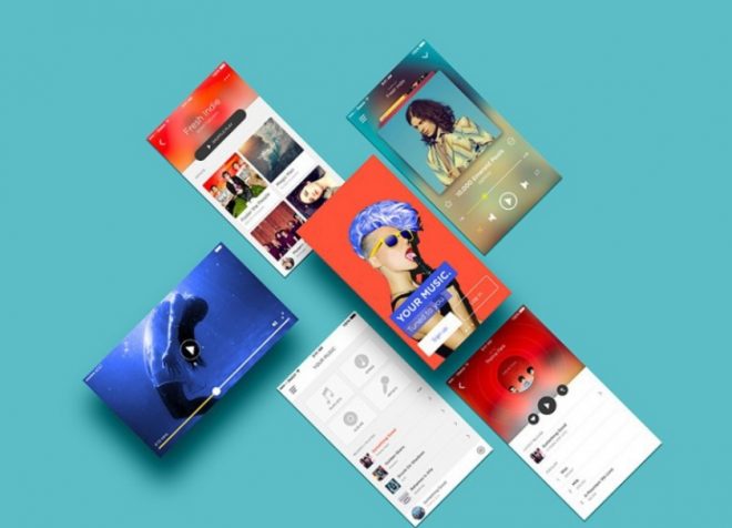 30+ Creative App Mockup PSD Free Presentation - Graphic Cloud