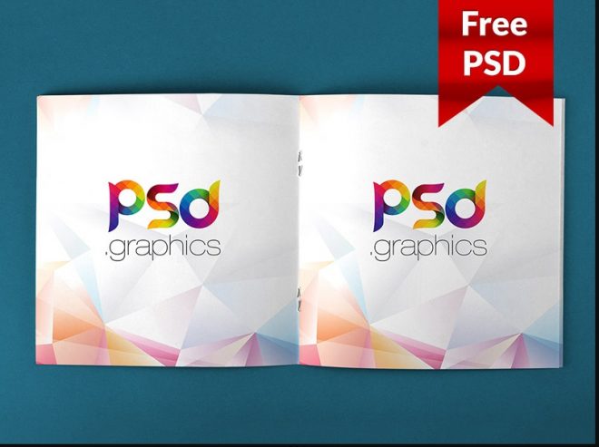 42+ Free Square Brochure Mockup PSD Download - Graphic Cloud