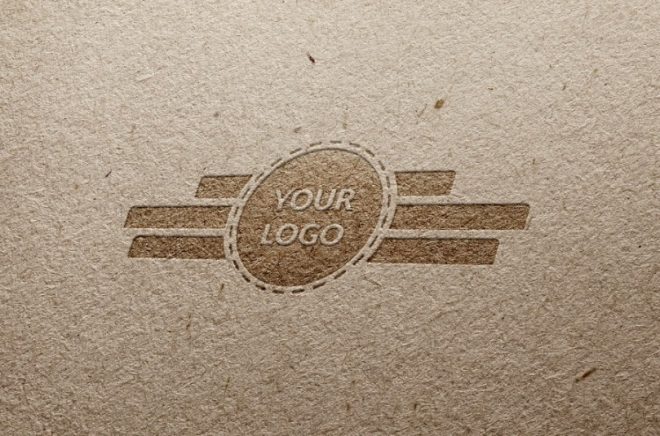 11+ Embossed Logo Mockup PSD for Design Presentation - Graphic Cloud