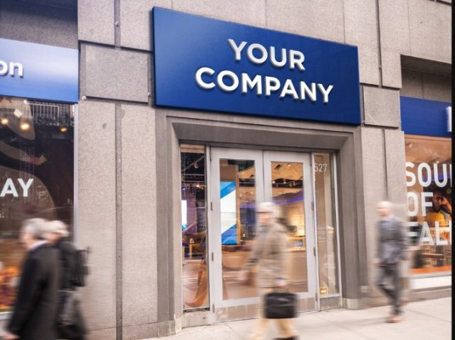 15+ Store Sign Mockup PSD Free Download - Graphic Cloud