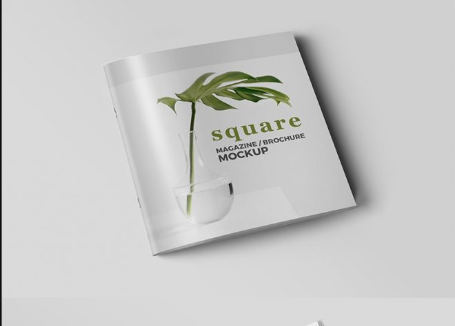 42+ Free Square Brochure Mockup PSD Download - Graphic Cloud