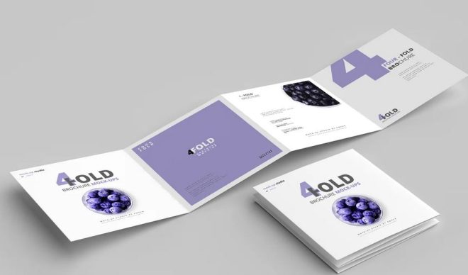 42+ Free Square Brochure Mockup PSD Download - Graphic Cloud