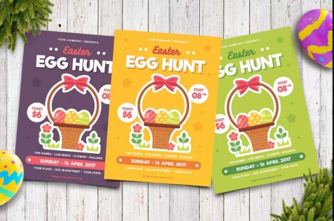 15+ Best Easter Invitation Card Templates 2019 - Graphic Cloud