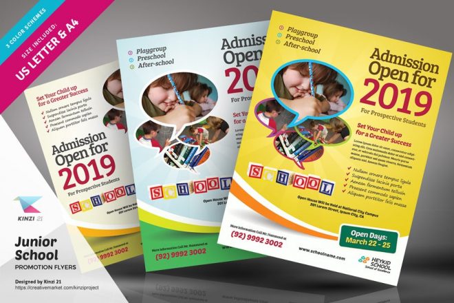 22+ Best School Flyers Template PSD Download - Graphic Cloud
