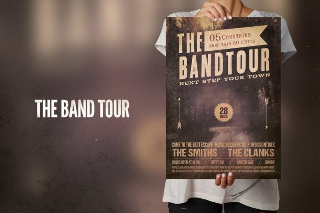 21+ Band Flyers Template Editable PSD, Ai and Word - Graphic Cloud