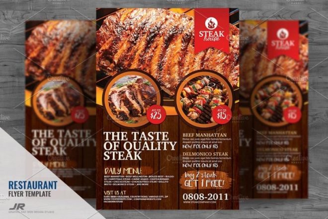 21+ BEST Restaurant Flyers Template PSD, Ai and EPS - Graphic Cloud