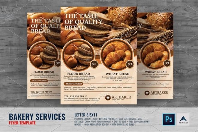 21+ Bakery Flyer Templates for Store Promotion - Graphic Cloud