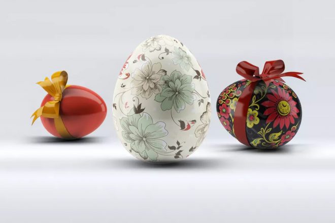 9+ Realistic Easter Egg Mockup PSD Download (2020) - Graphic Cloud