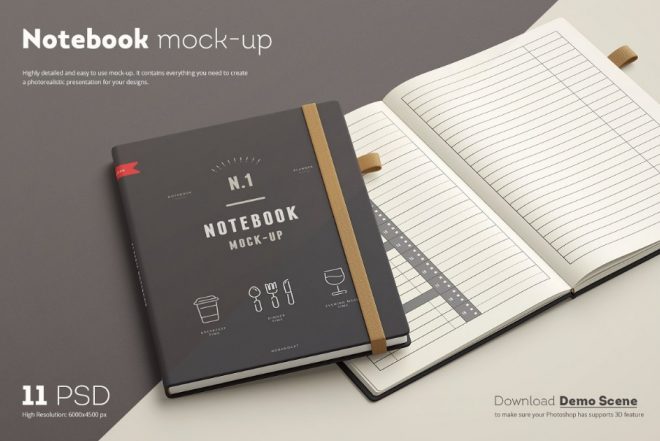 15+ Best Leather Book Mockup PSD Free - Graphic Cloud