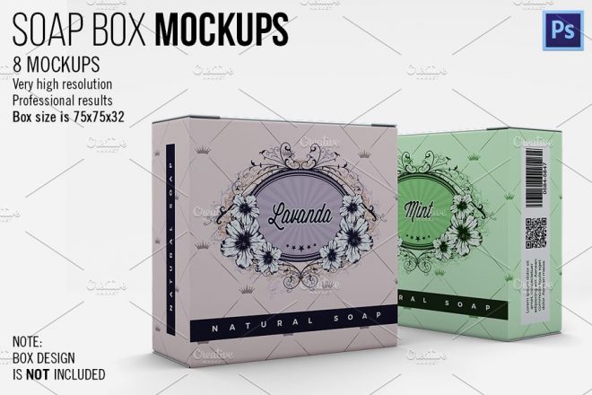 10+ Realistic Soap Box Mockup PSD Templates - Graphic Cloud