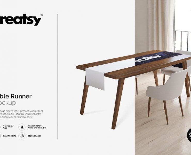 15+ Table Runner Mockup PSD FREE Download - Graphic Cloud