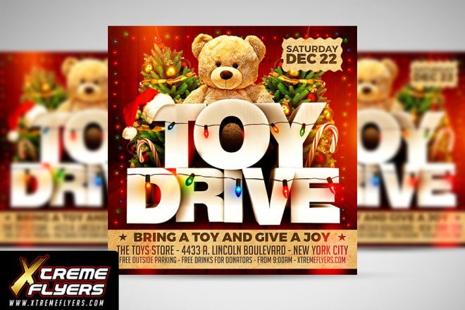 11+ Toy Drive Flyers Template PSD and Ai - Graphic Cloud