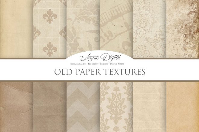 20+ Old Paper Textures PNG and JPG - Graphic Cloud