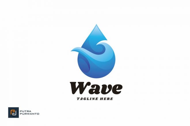 20+ Best Wave Logo Designs for Inspiration - Graphic Cloud