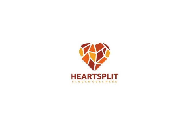 21+ Creative Heart Logo Designs and Inspirations - Graphic Cloud