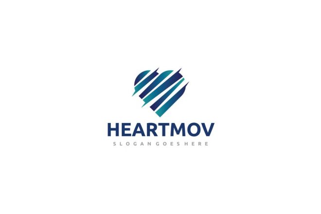 21+ Creative Heart Logo Designs and Inspirations - Graphic Cloud