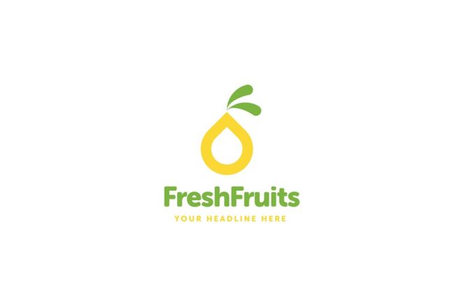 20+ Fruit Logo Designs, Inspiration and Examples - Graphic Cloud