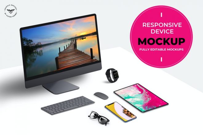 27+ Device Mockup PSD Download Presentations - Graphic Cloud