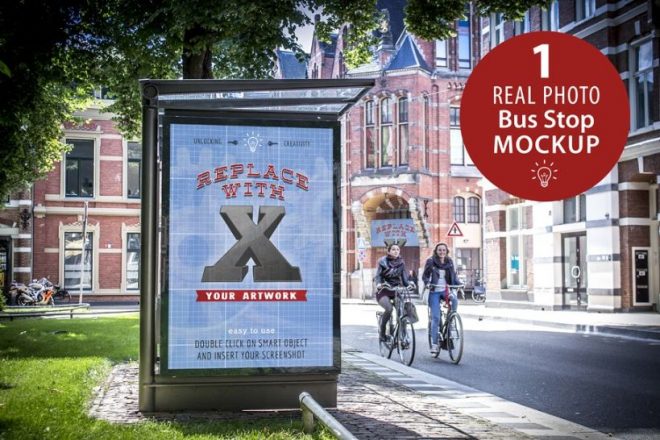 31+ Bus Stop Mockup PSD for Ad and Branding - Graphic Cloud