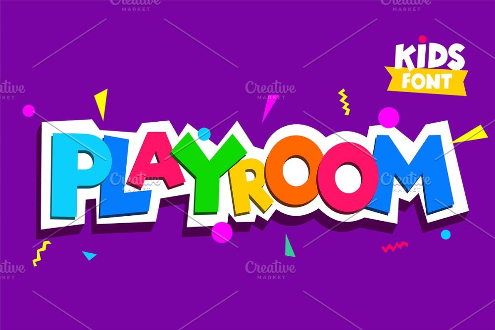 25+ Baby Fonts For Comic & Children Books - Graphic Cloud