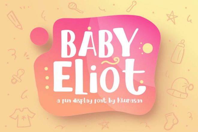 25+ Baby Fonts For Comic & Children Books - Graphic Cloud