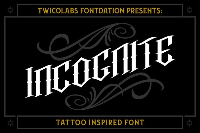 25+ Best Tattoo Fonts for Branding - Graphic Cloud