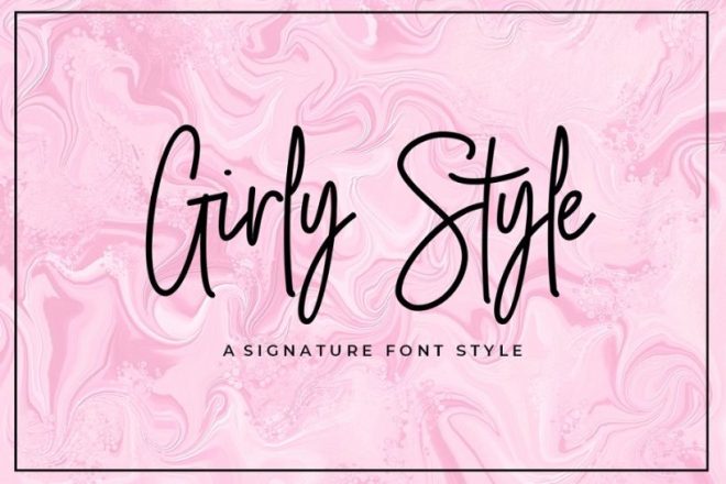 30+ Best Girly Fonts for Feminine Designs - Graphic Cloud