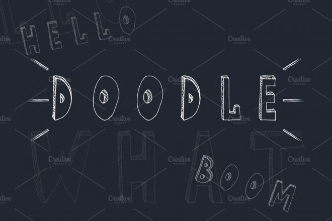 21+ Best Doodle Fonts TTF and OTF Download - Graphic Cloud