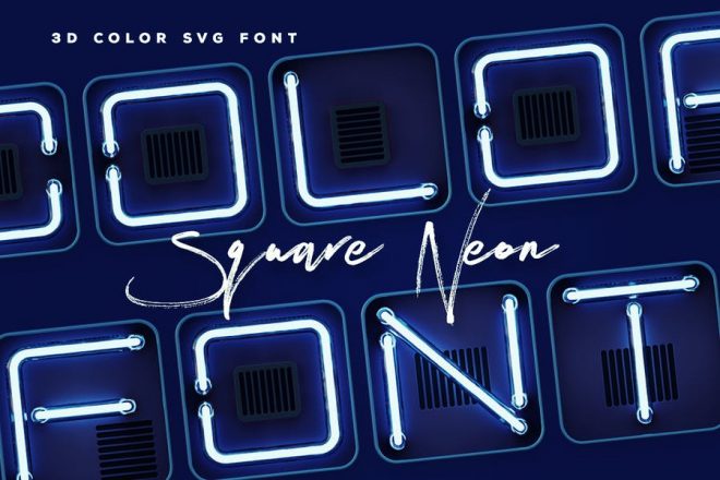 30+ Best Neon Fonts For Designing Party Templates - Graphic Cloud