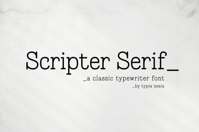 22+ Creative Typewriter Fonts TTF and OTF Download - Graphic Cloud