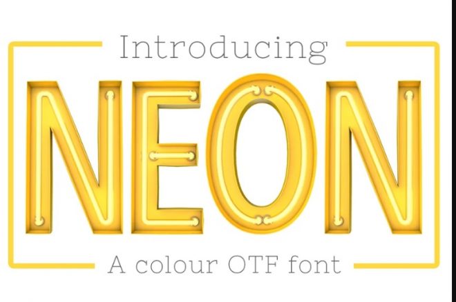30+ Best Neon Fonts For Designing Party Templates - Graphic Cloud