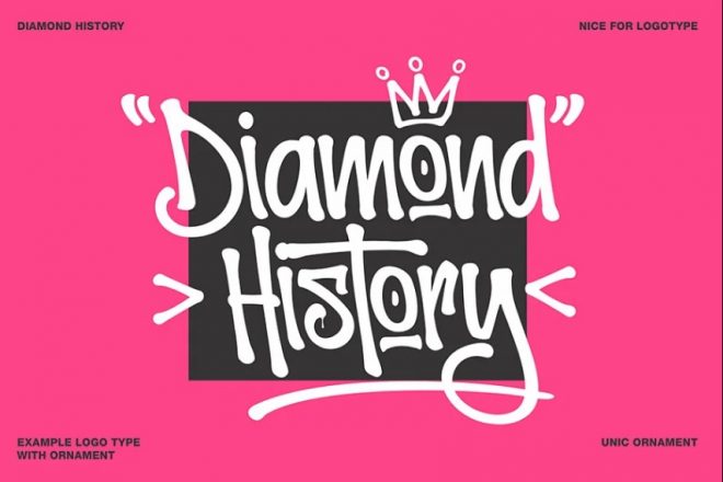20+ Creative Diamond Fonts TTF and OTF Download - Graphic Cloud