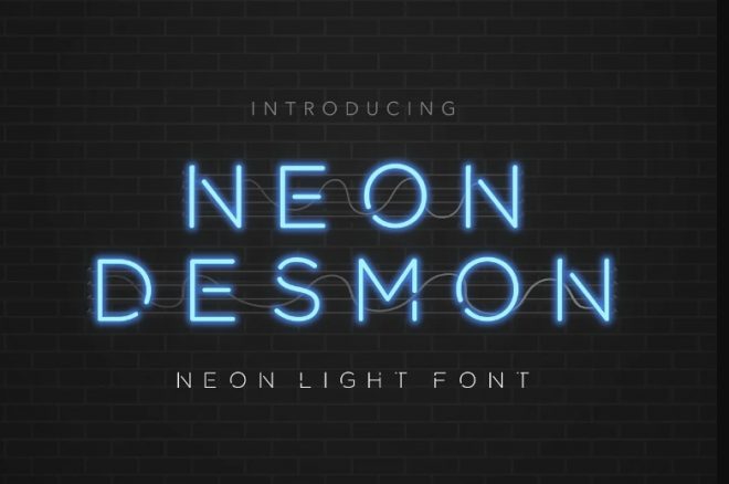 30+ Best Neon Fonts For Designing Party Templates - Graphic Cloud