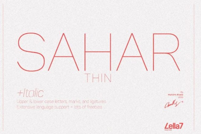 22+ Creative Thin Fonts TTF and OTF Download - Graphic Cloud