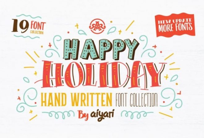 22+ Best Holiday Fonts TTf and OTF Download - Graphic Cloud
