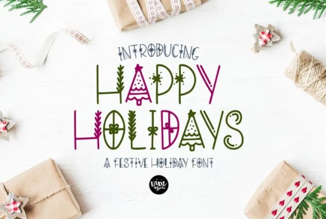 22+ Best Holiday Fonts TTf and OTF Download - Graphic Cloud